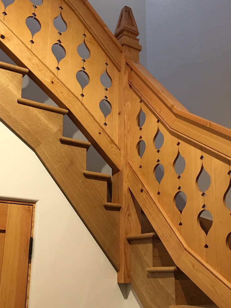 Custom stair rail - Scandinavian - Staircase - Albuquerque - by Ian ...