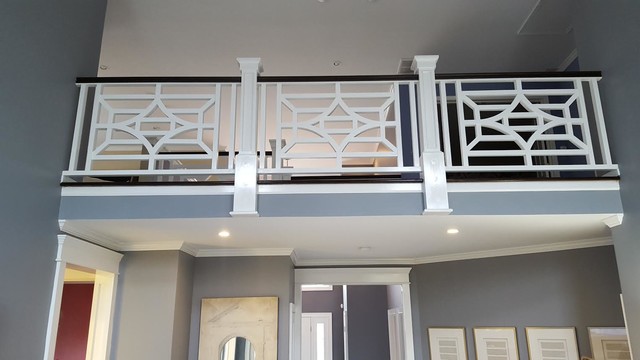 Custom Stair Railing - Transitional - Staircase - New York - by ...
