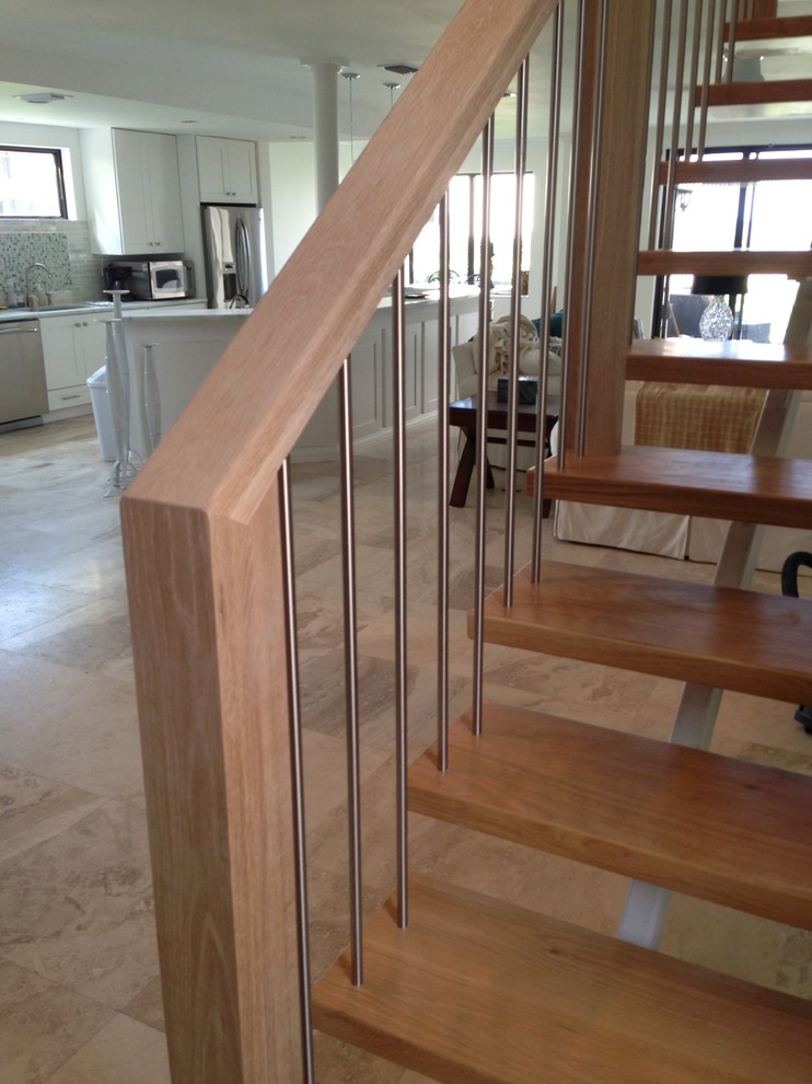 Custom stairs & Rails - Contemporary - Staircase - Miami - by Joshua ...