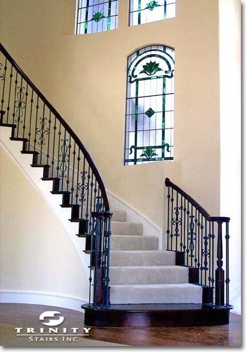 Custom Stairs - Traditional - Staircase - Dallas - by Trinity Stairs ...