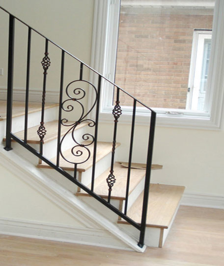 Custom Traditional Railing - Traditional - Staircase - Chicago - by ...