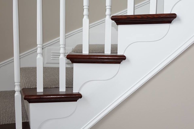 Custom Traditional Staircase & Railing - Traditional - Staircase ...