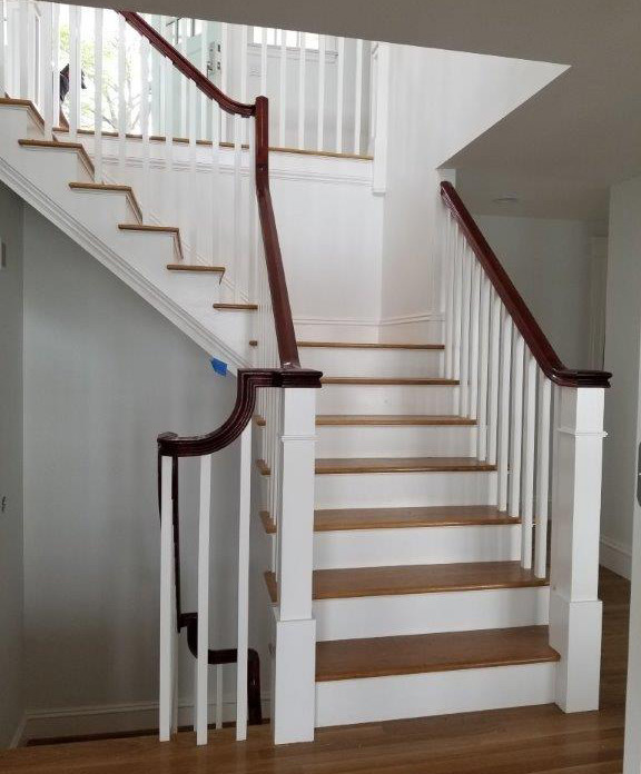 Custom Traditional Tri-level Staircase - Traditional - Staircase ...