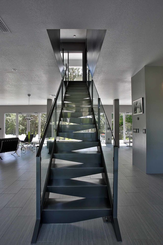Custom Ultra Modern Home - Modern - Staircase - Orlando - by Platinum ...