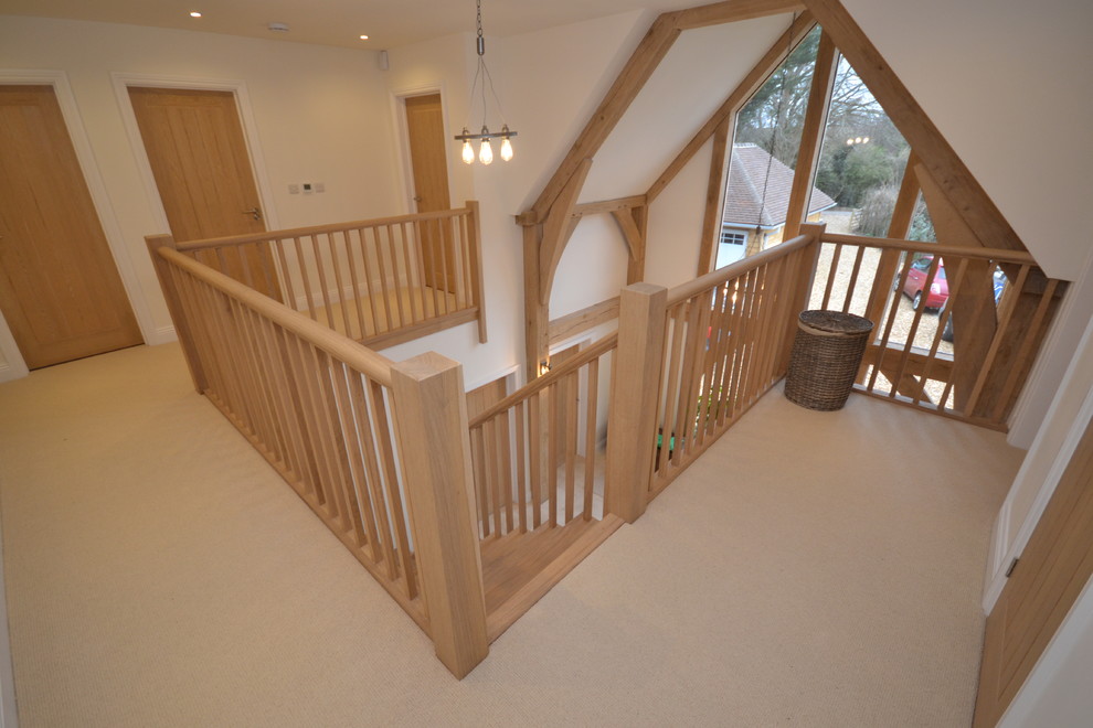 Cut String Staircase - Modern - Staircase - Sussex - by JLA Joinery | Houzz