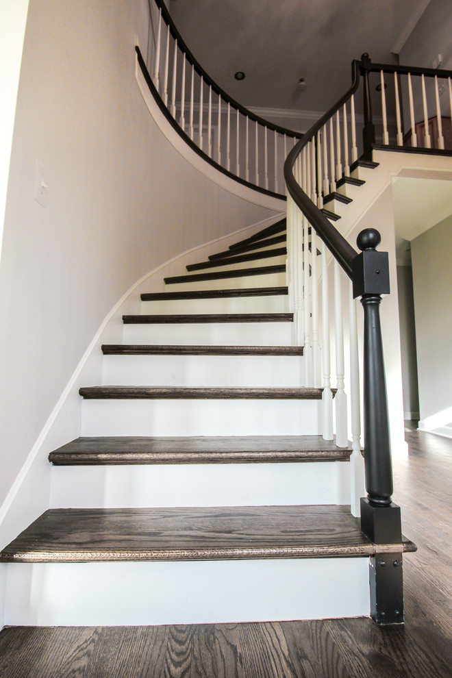 Daar Renovation - Traditional - Staircase - Detroit - by Nightingale Co ...
