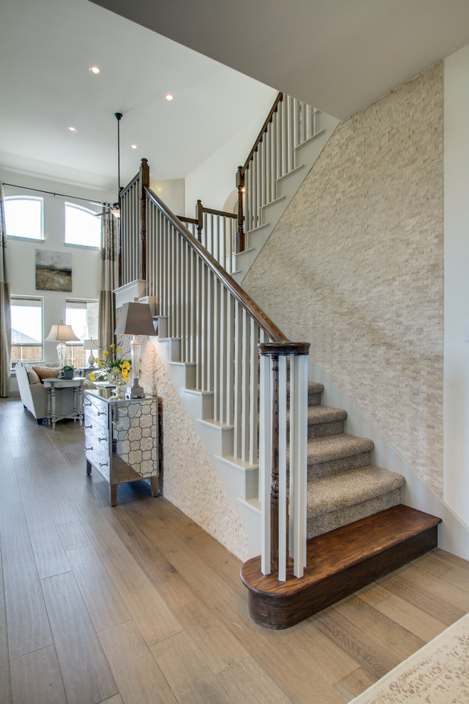Dallas, Texas | Trinity Falls - Classic Stanford Stairway - Staircase ...