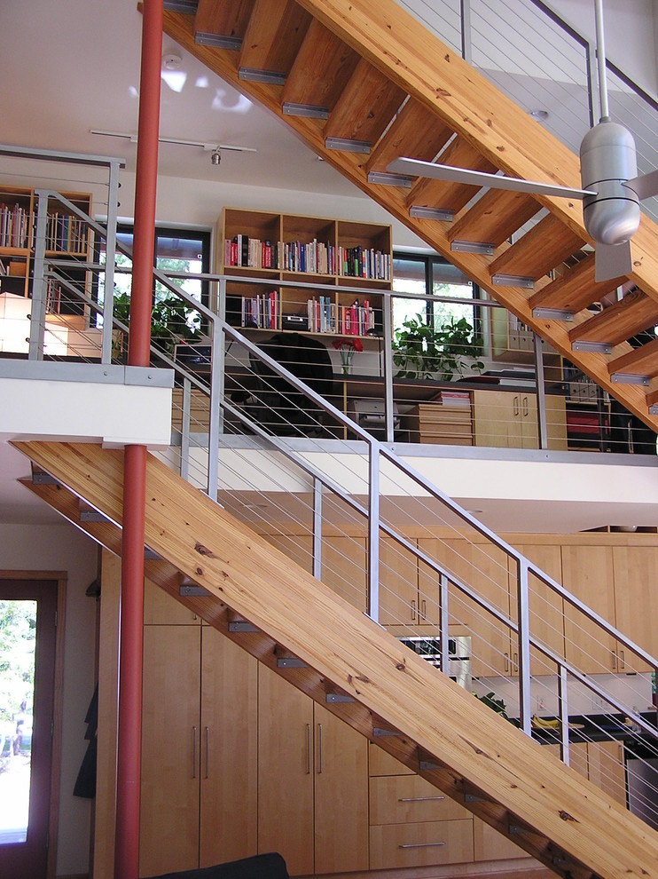 Davis Residence - Contemporary - Staircase - Raleigh - by Grant Group ...