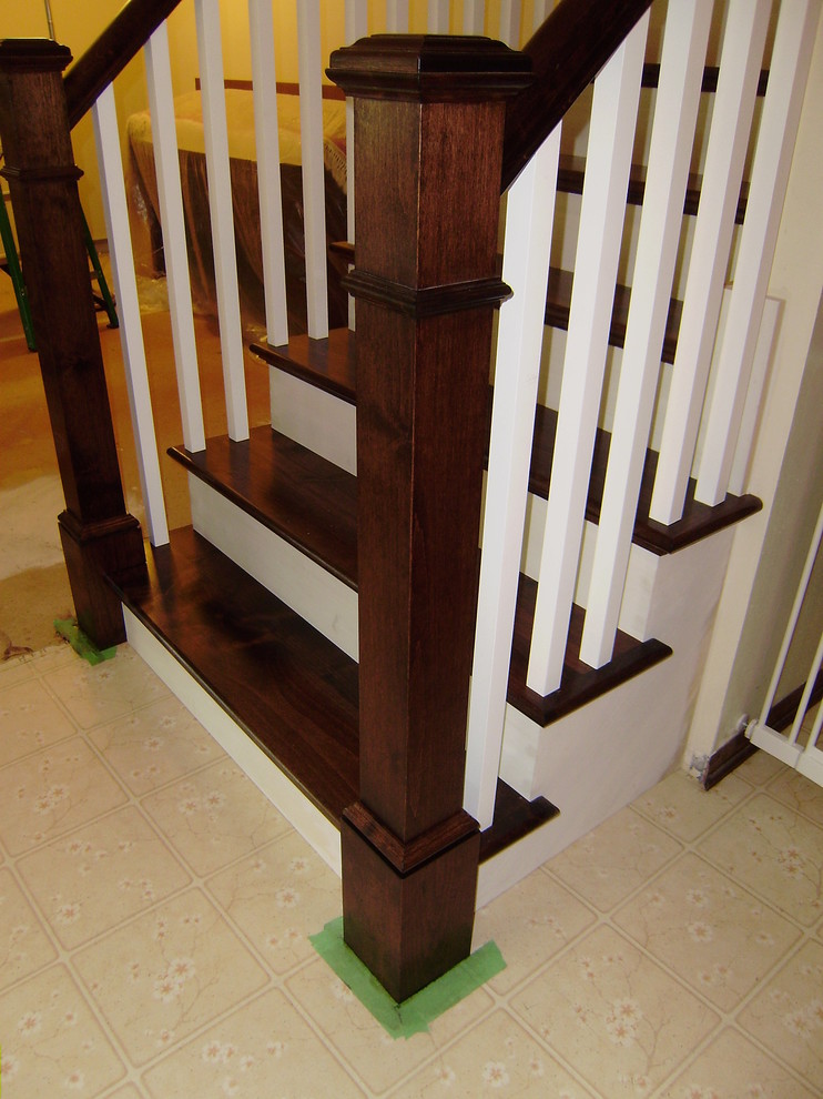 Davis Staircase - Craftsman - Staircase - Milwaukee - by Teodoro ...