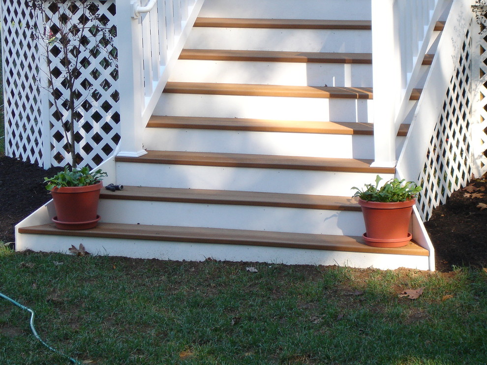 Deck Steps and Landings - Contemporary - Staircase - Baltimore - by ...