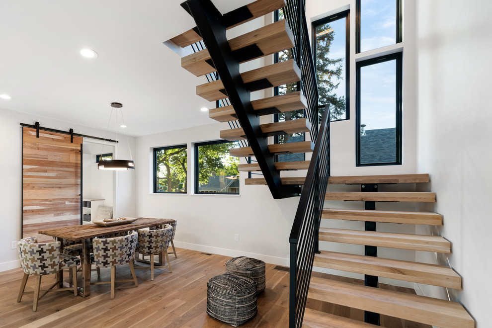 Denver Mod Haus - Transitional - Staircase - Denver - by Revolve Design ...