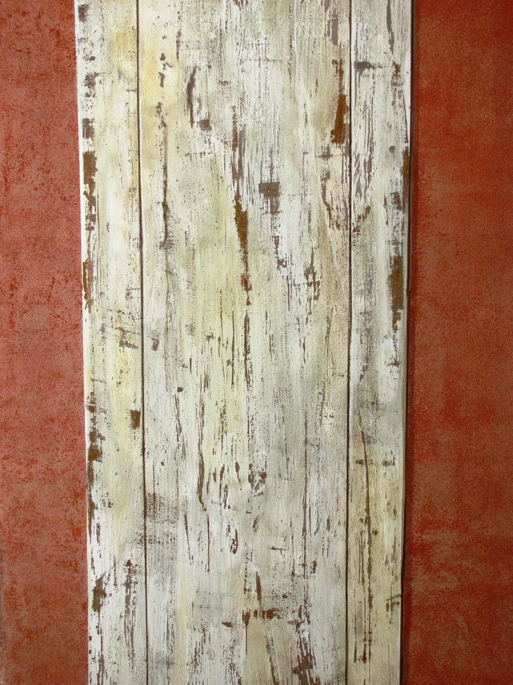 Distressed Faux Wood Panels mural project at Grey Oaks Country Club ...