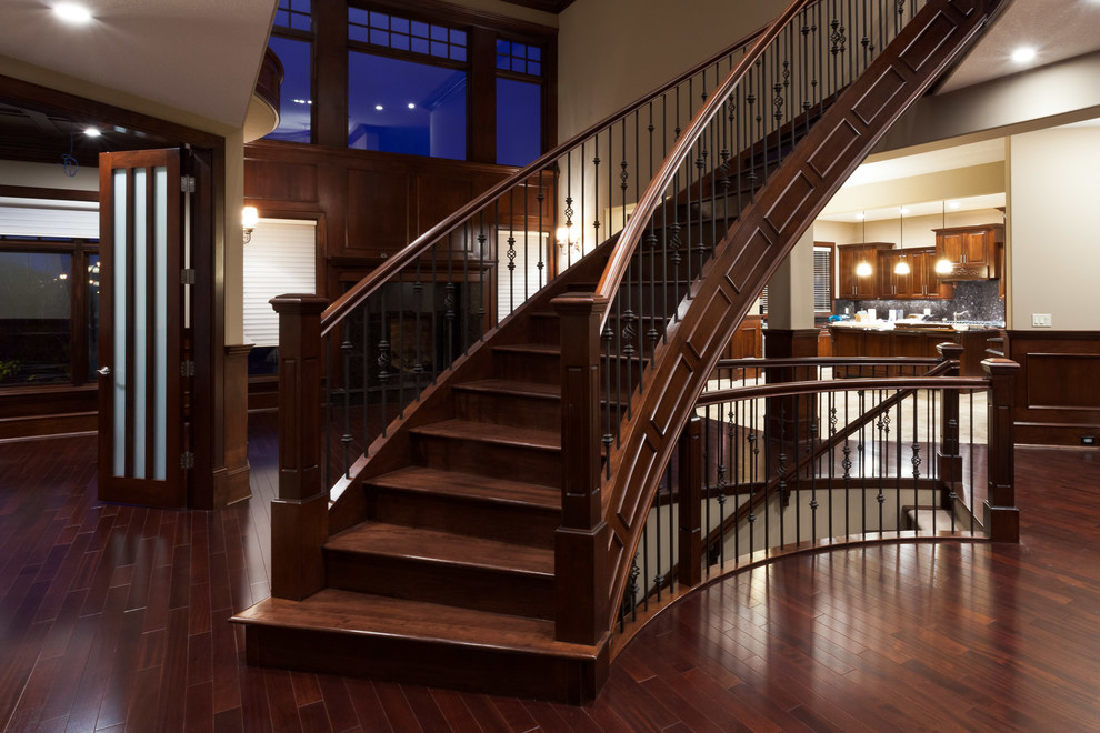 Donsdale Traditional Estate Two Storey - Traditional - Staircase ...