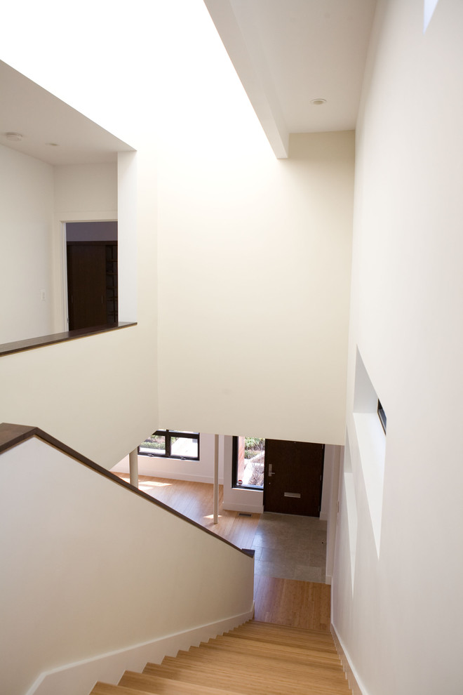 Double-Height Staircase - Contemporary - Staircase - Chicago - by ...