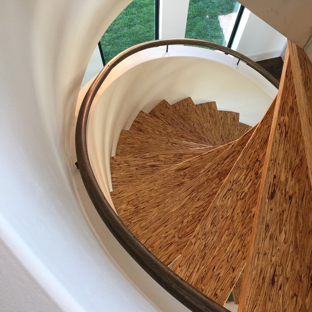 Double Helix Spiral Staircase - Contemporary - Staircase - Oklahoma ...