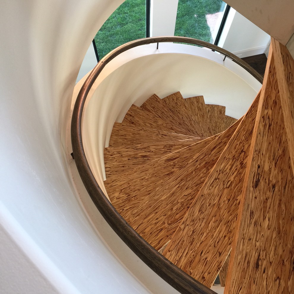 Double Helix Spiral Staircase - Contemporary - Staircase - Oklahoma ...