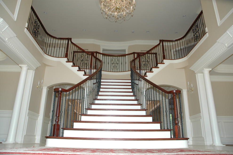 Double Radius Flare - Traditional - Staircase - DC Metro - by Choice ...