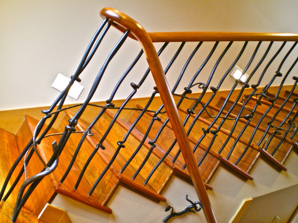 dr. sues stair with a twist - Contemporary - Staircase - Seattle - by ...
