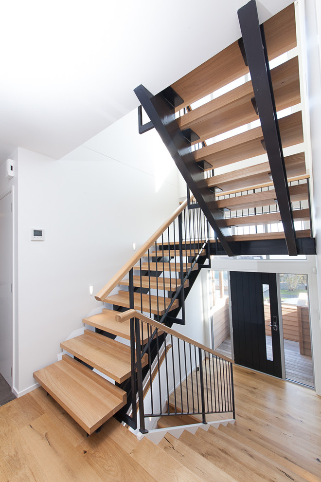 Dualis Stairs - Contemporary - Staircase - Auckland - by Ackworth House ...