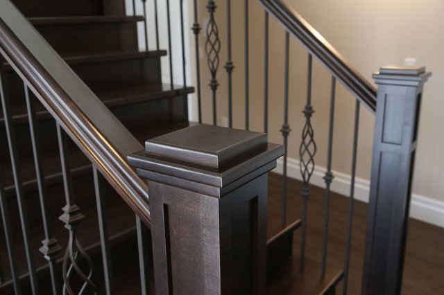 Elegant Wrought Iron Railing - Traditional - Staircase - Other - by BP ...