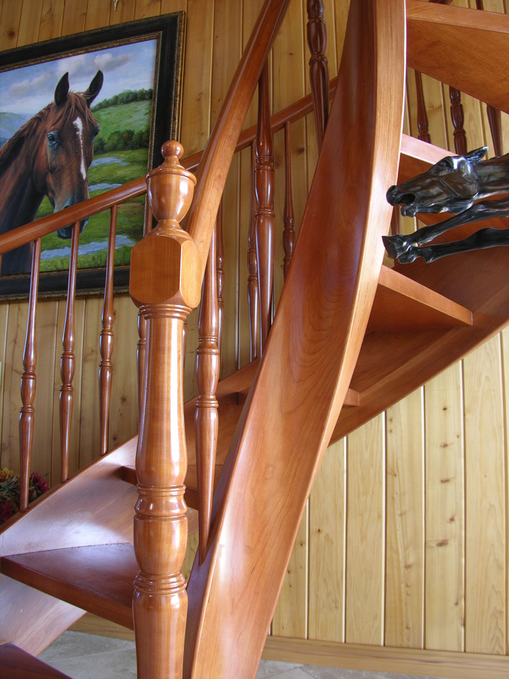 Elliptical stair - Traditional - Staircase - Portland - by MW Design ...