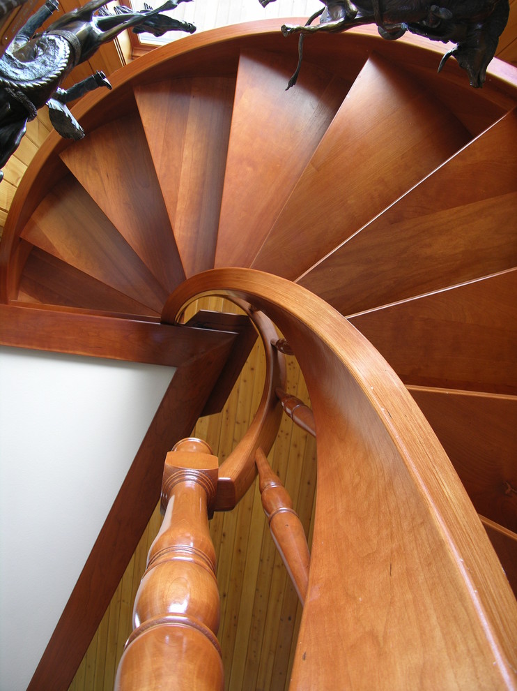 Elliptical stair - Traditional - Staircase - Portland - by MW Design ...