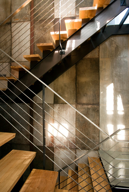 Emerald Art Glass House - Modern - Staircase - Other - by FISHER ...