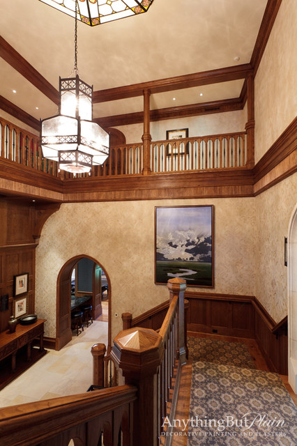 English Grand Staircase - Traditional - Staircase - Houston - by ...