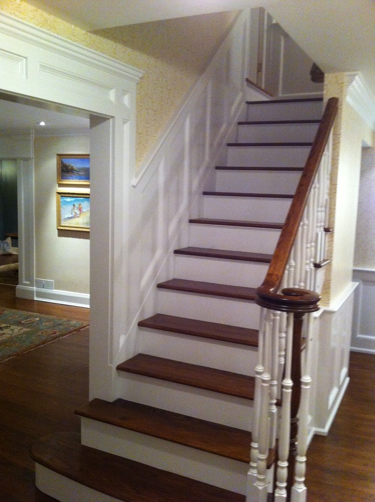 Entry Foyer. Living & Dining rooms reconfiguration - Traditional ...