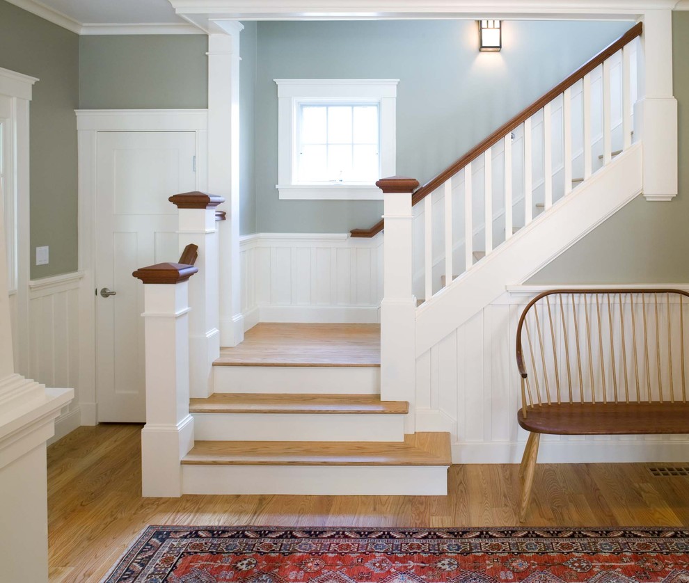 Entry Halls & Main Stairs - Traditional - Staircase - Boston - by Jan ...