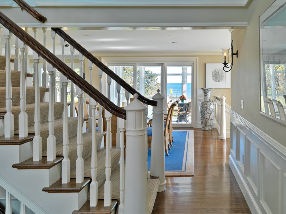 Entry Halls & Main Stairs - Traditional - Staircase - Boston - by Jan ...