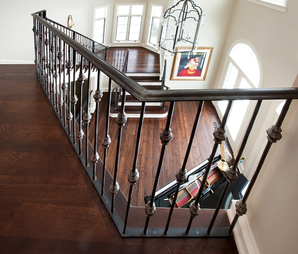 Entry Stair & Railing #4 - Traditional - Staircase - Milwaukee - by ...