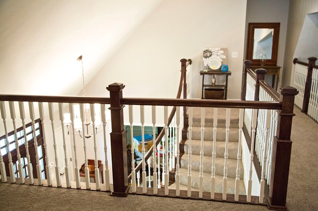 Entry Staircase - Traditional - Staircase - Kansas City - by Stumpff ...