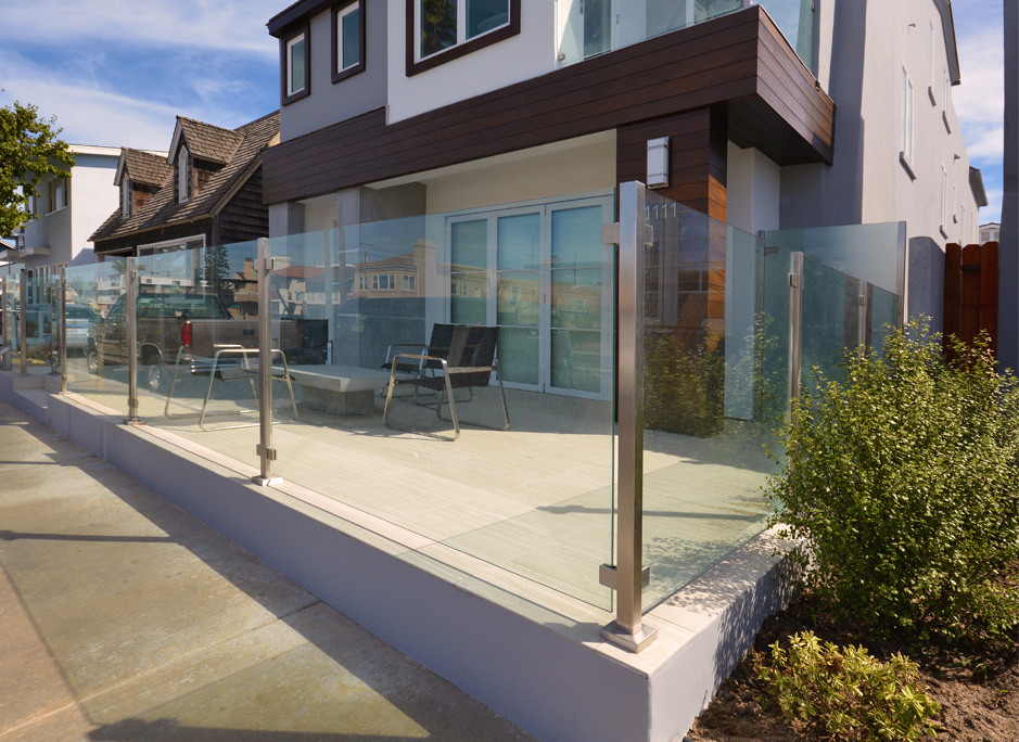 Exterior Front Patio Railing - Modern - Staircase - Orange County - by ...