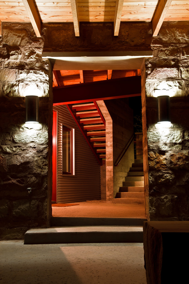 Exterior Stair - Contemporary - Staircase - Austin - by Black + Vernooy ...