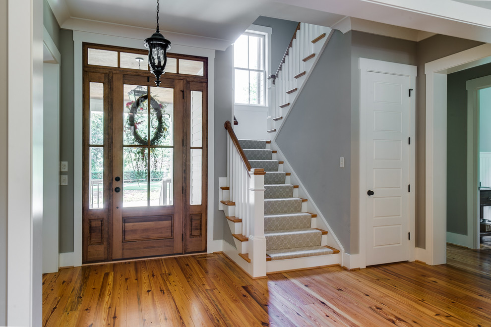 Farmhouse Staircase - Farmhouse - Staircase - Charlotte | Houzz