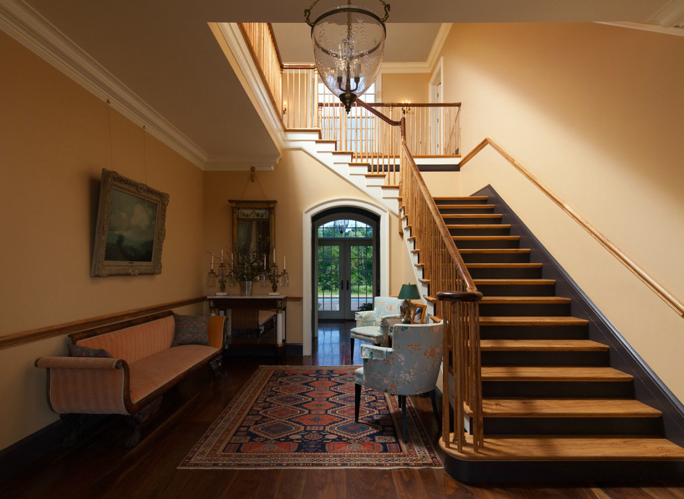 Federal Style Maryland Modern Home - Traditional - Staircase ...