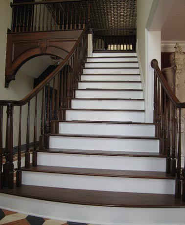 Flared Staircases - Traditional - Staircase - Cleveland - by Great ...
