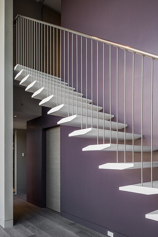 Floating Stairs - Modern - Staircase - New York - by Avo Construction ...
