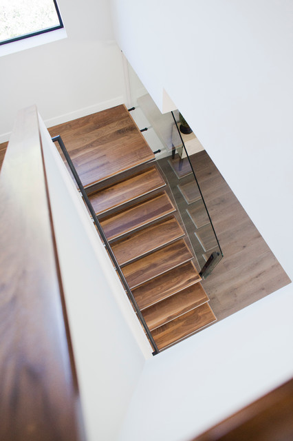 Floating Steel Stairs - Norfolk - Modern - Staircase - San Diego - by ...