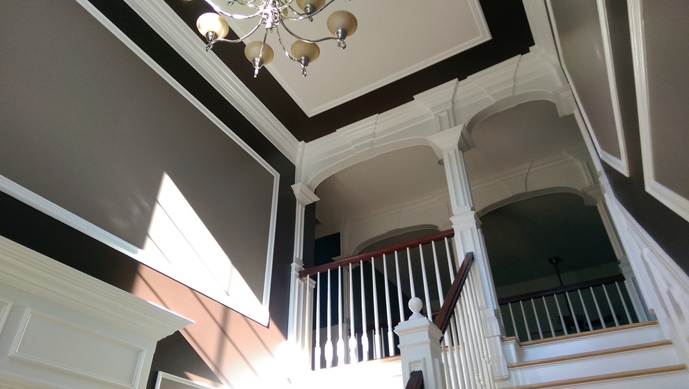 Formal Foyer - Modern - Staircase - New York - by Alpha Omega Painting ...