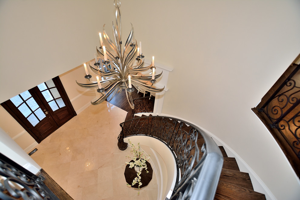 Foyer - Transitional - Staircase - DC Metro - by Cardinal Builders Inc ...