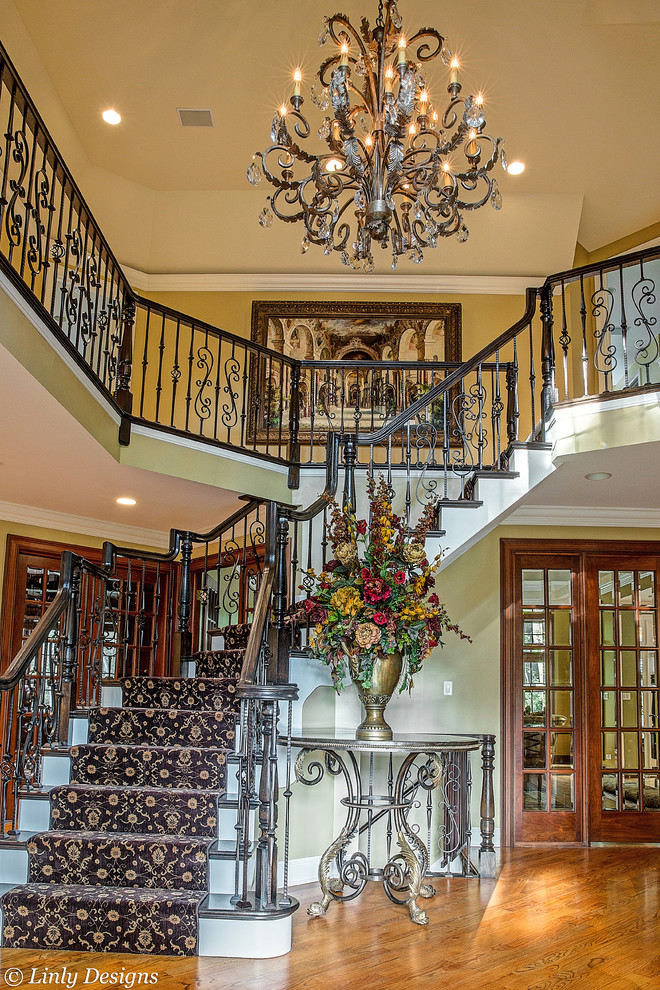 Foyer - Traditional - Staircase - Chicago - by Linly Designs | Houzz