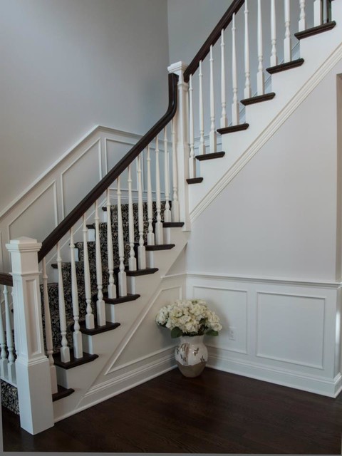 Foyer Panels - Traditional - Staircase - New York - by Satter ...
