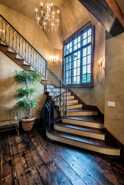 Rustic French Country Stairs French Country Home: Classic Home MD