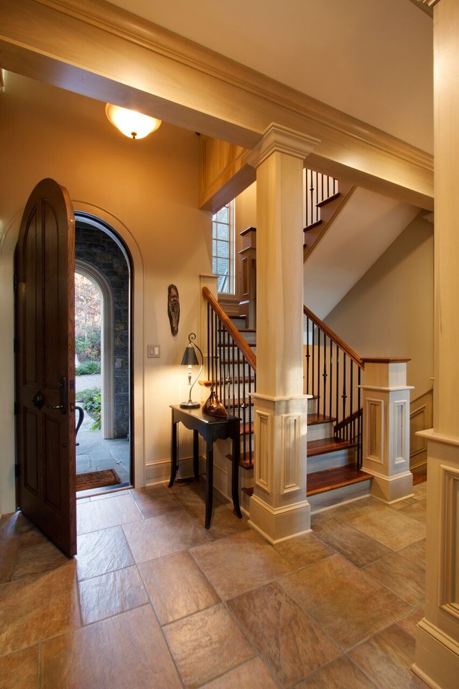 French Country Style House - Traditional - Staircase - Charlotte - by ...