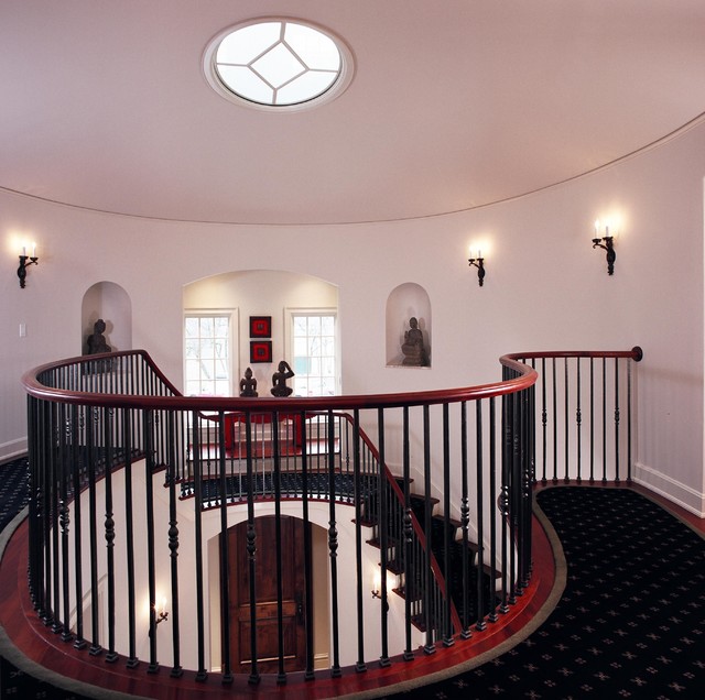 French Manor Stair Hall - Traditional - Staircase - Chicago - by bba ...