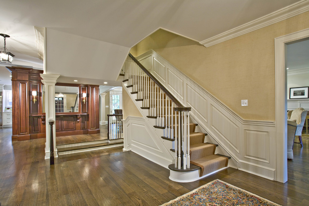Front hall - Traditional - Staircase - New York - by Gustavson Dundes ...
