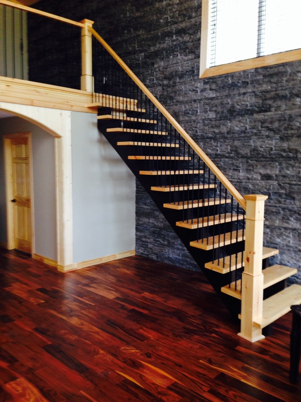 Genesis staircase - Staircase - Toronto - by TFP Stairs and Railings ...
