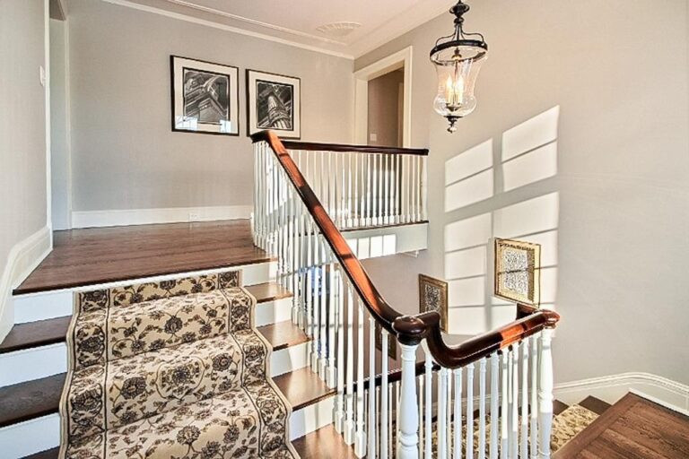 Georgian colonial Restoration - Traditional - Staircase - Cleveland ...